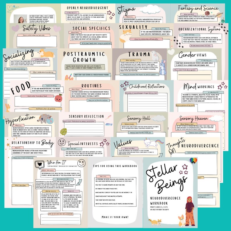 Neurodivergence Wellness Workbook - Etsy