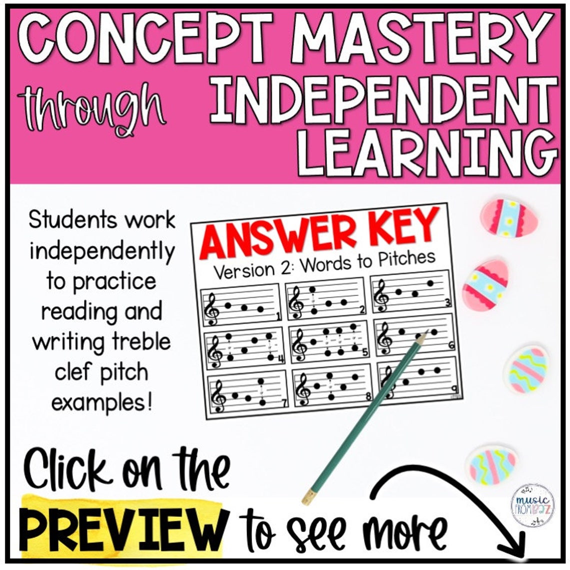 Spring Music Activities - Write the Room - Treble Clef - Elementary ...