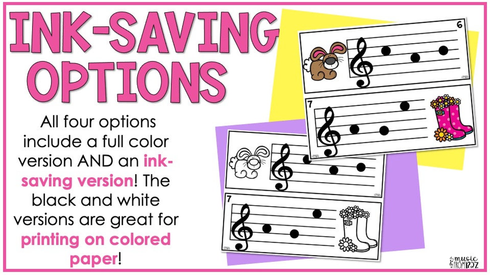 Spring Music Activities - Write the Room - Treble Clef - Elementary ...