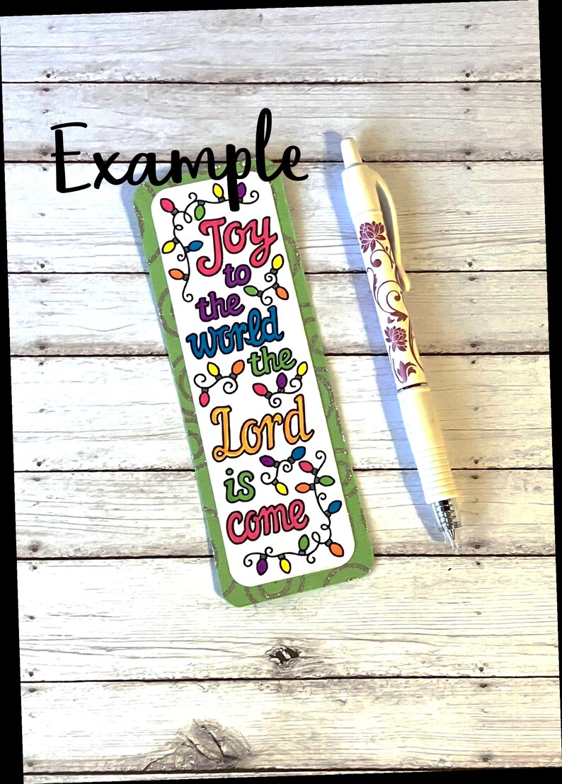 8 Print and Color Christmas Bookmarks - Etsy