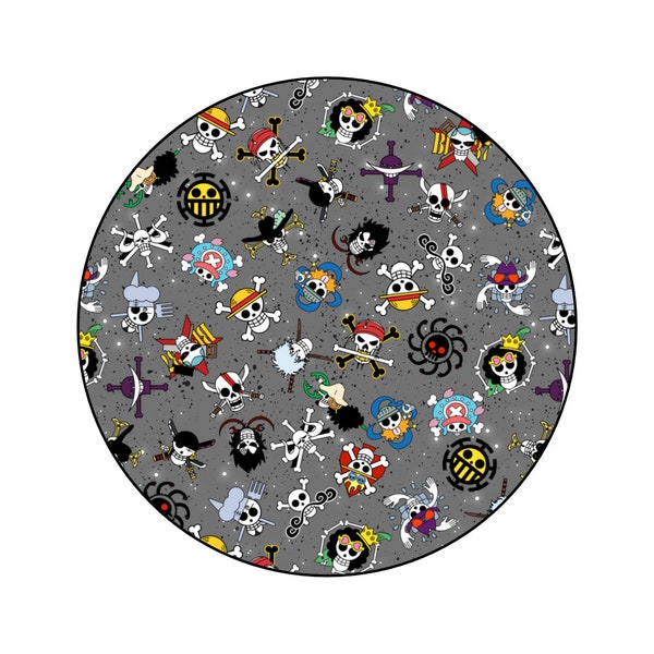 One Piece Anime Cotton Fabric - Etsy