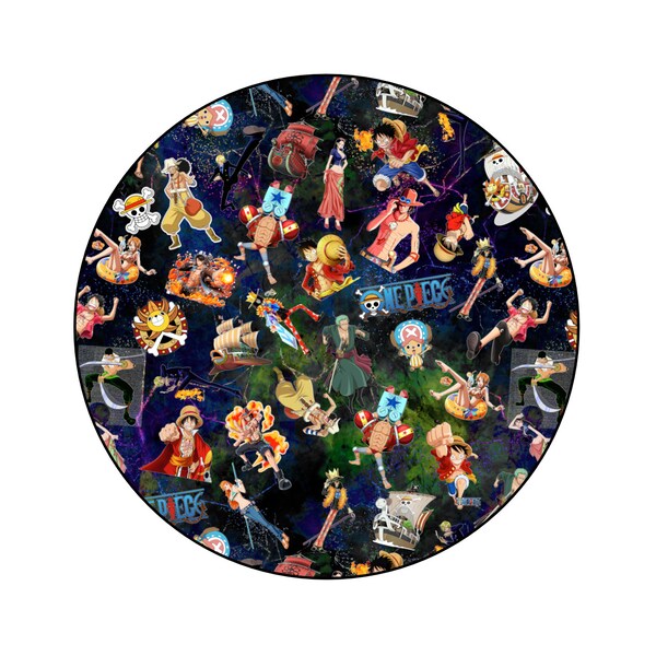 One Piece Anime Cotton Fabric - Etsy