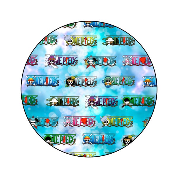One Piece Anime Cotton Fabric - Etsy