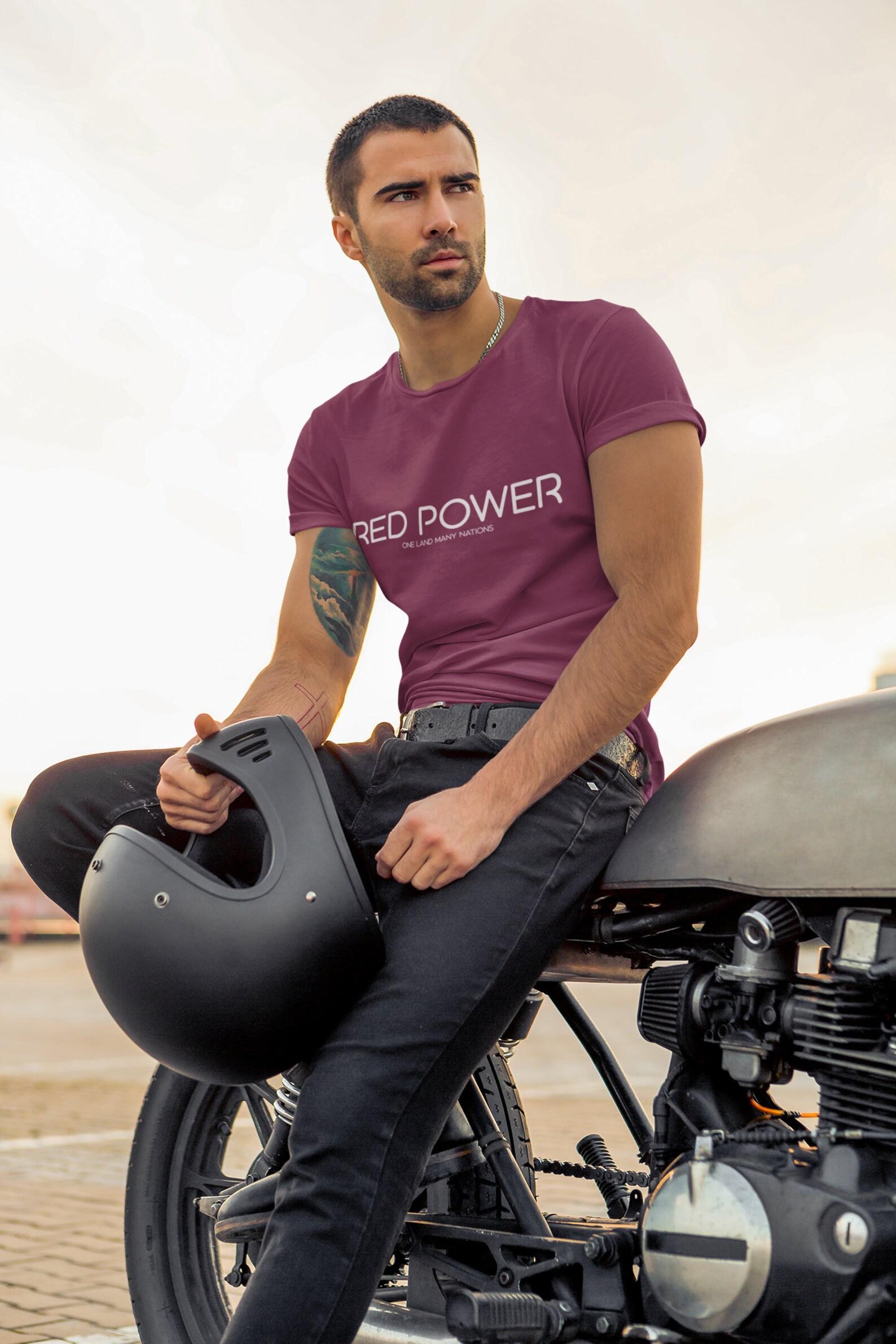 Red Power One Land Many Nations T-shirt - Etsy