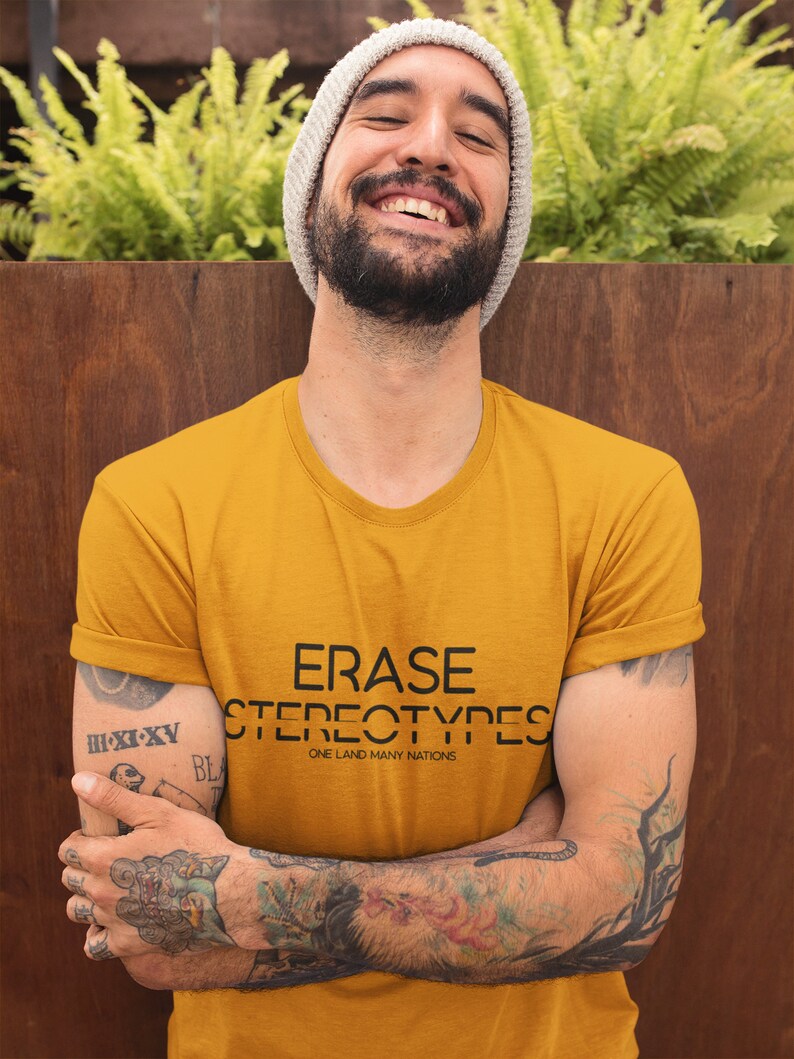 Erase Stereotypes One Land Many Nations T-shirt - Etsy