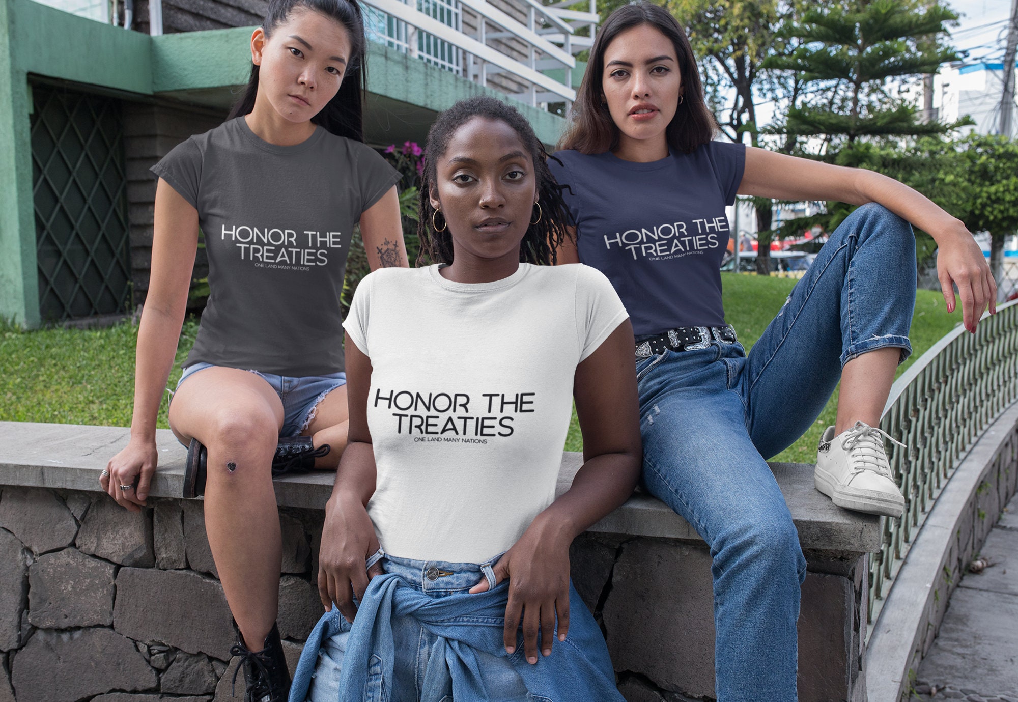 Honor the Treaties One Land Many Nations T-shirt - Etsy