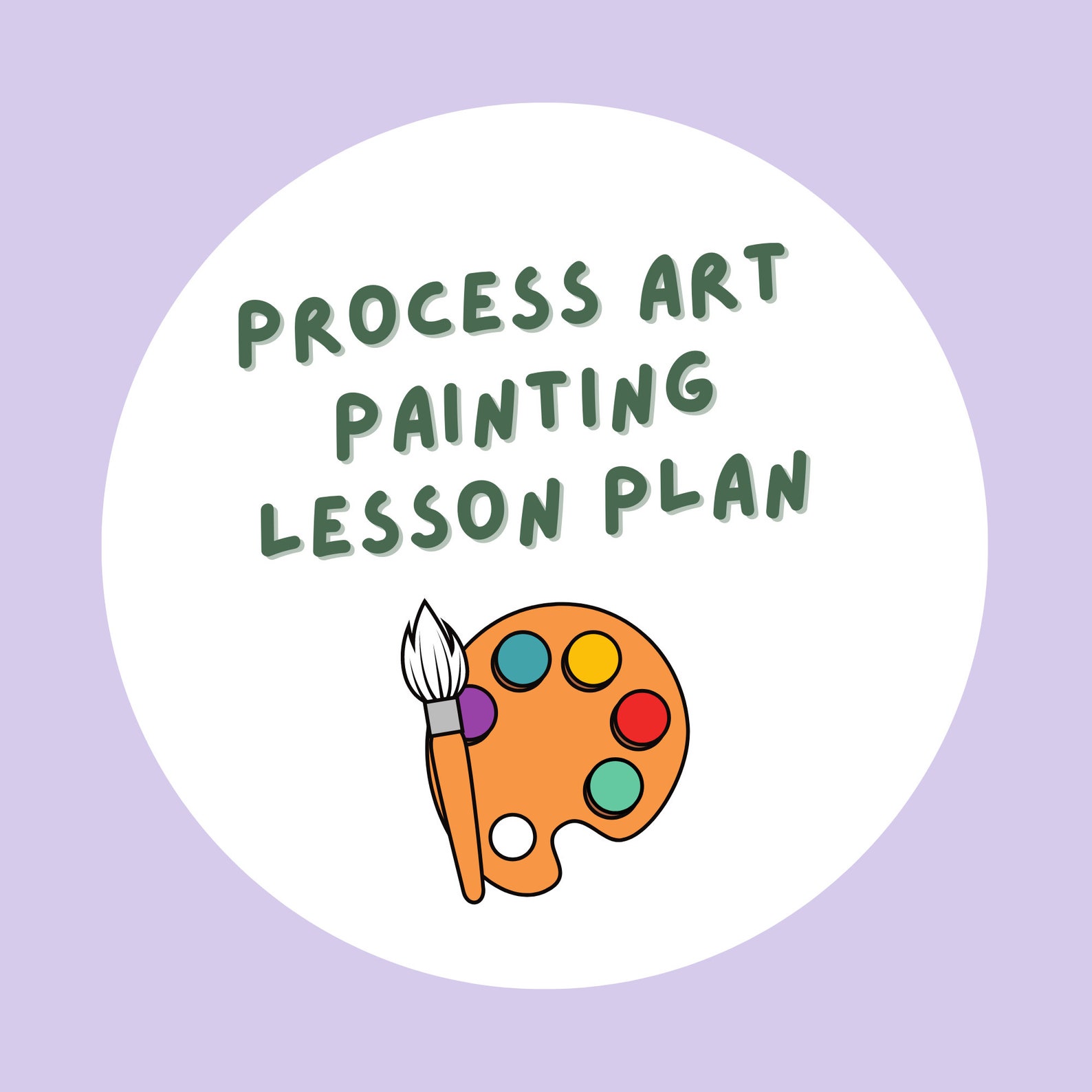 Preschool Process Art Painting Lesson Plan - Etsy
