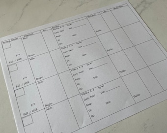 Nursing Report Sheets, Nursing Pdfs- 8 Patients, Med Surg, Tele, Float, Rehab - Etsy