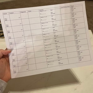 CNA, PCT Report Sheets, Nursing Pdfs- 10 Patients, Medsurg, Tele ...