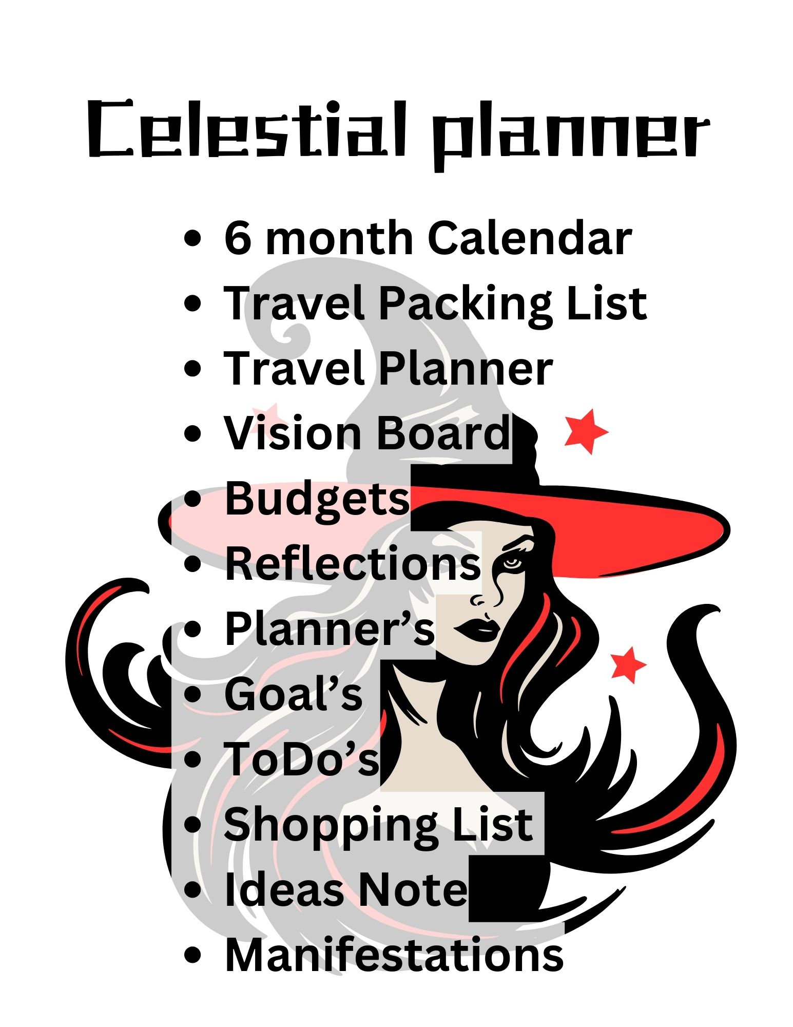 Celestial Planner 2024 witch - Etsy Australia
