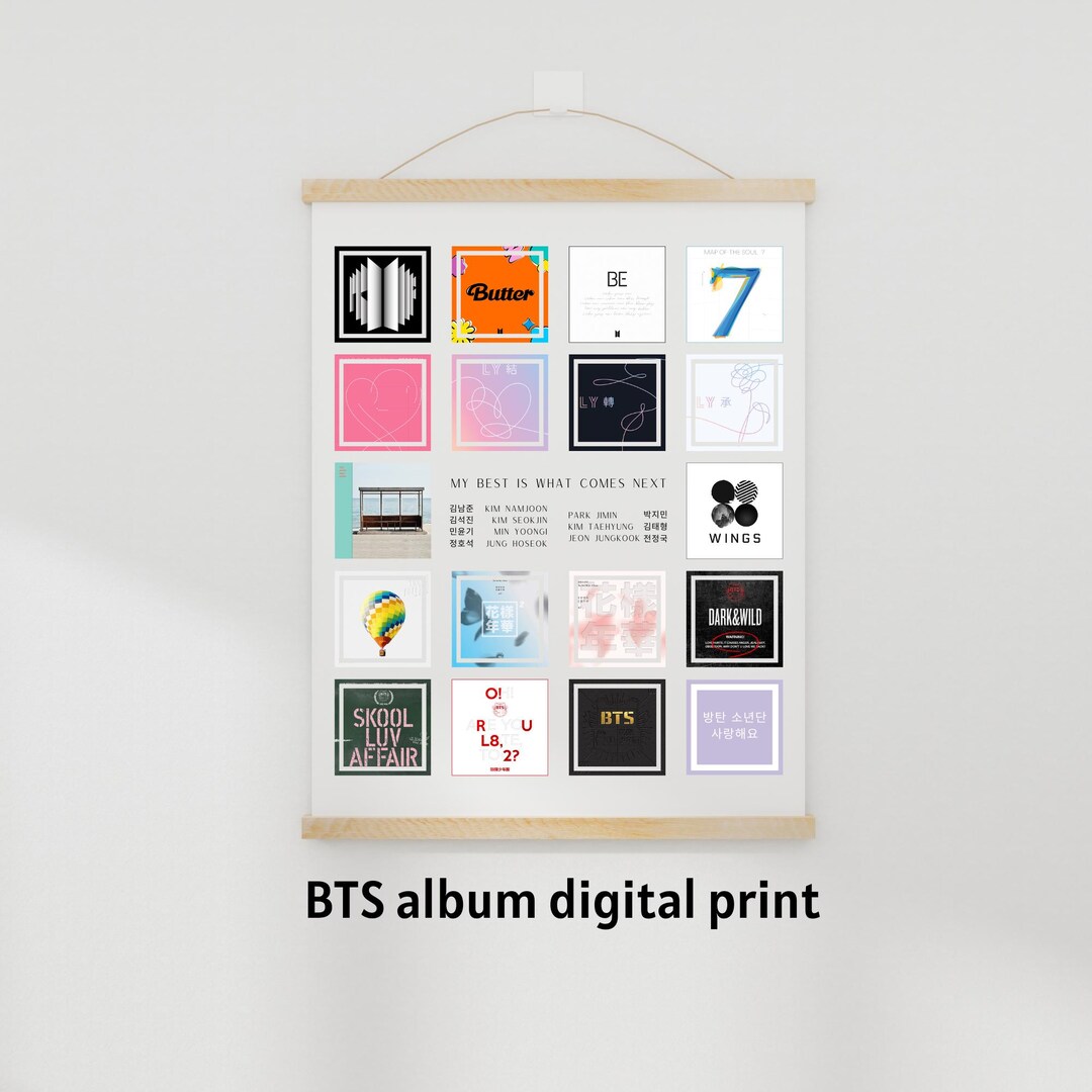 BTS Album Poster | BTS Digital Print | BTS Merch | Bts Albums - Etsy