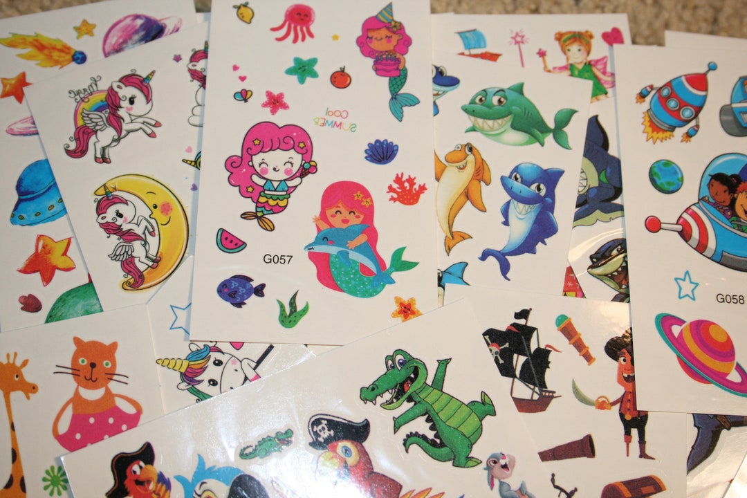 Mystery Temporary Tattoo Packs - Etsy