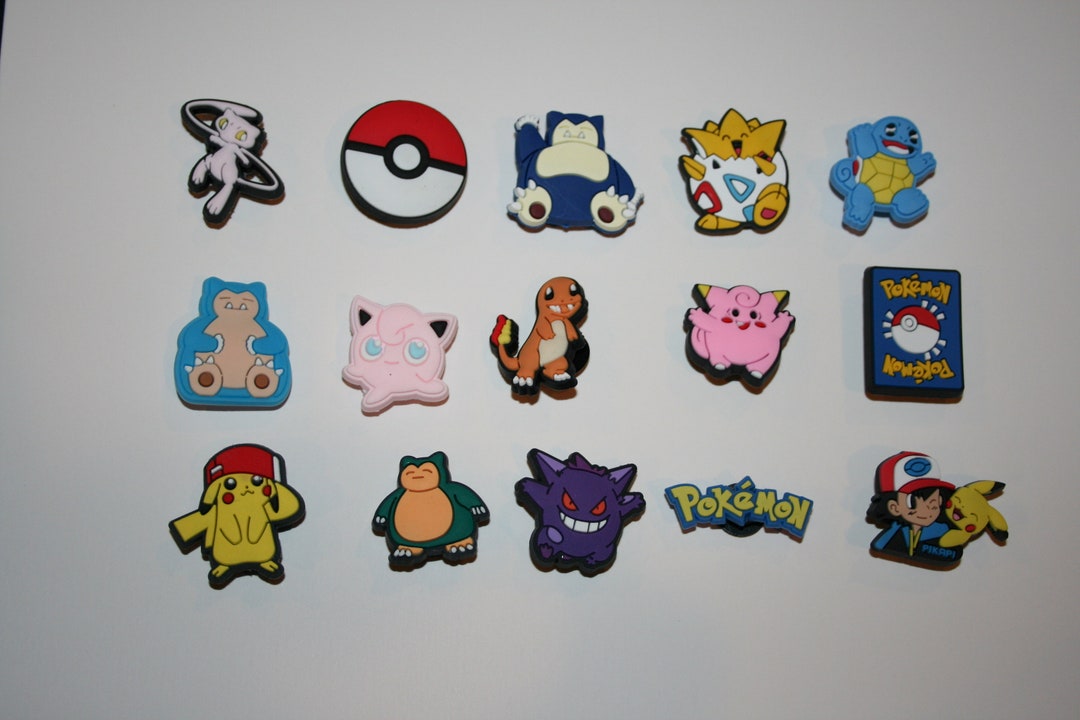 Pokémon Croc Charms Free Pokemon Card With Every Item - Etsy