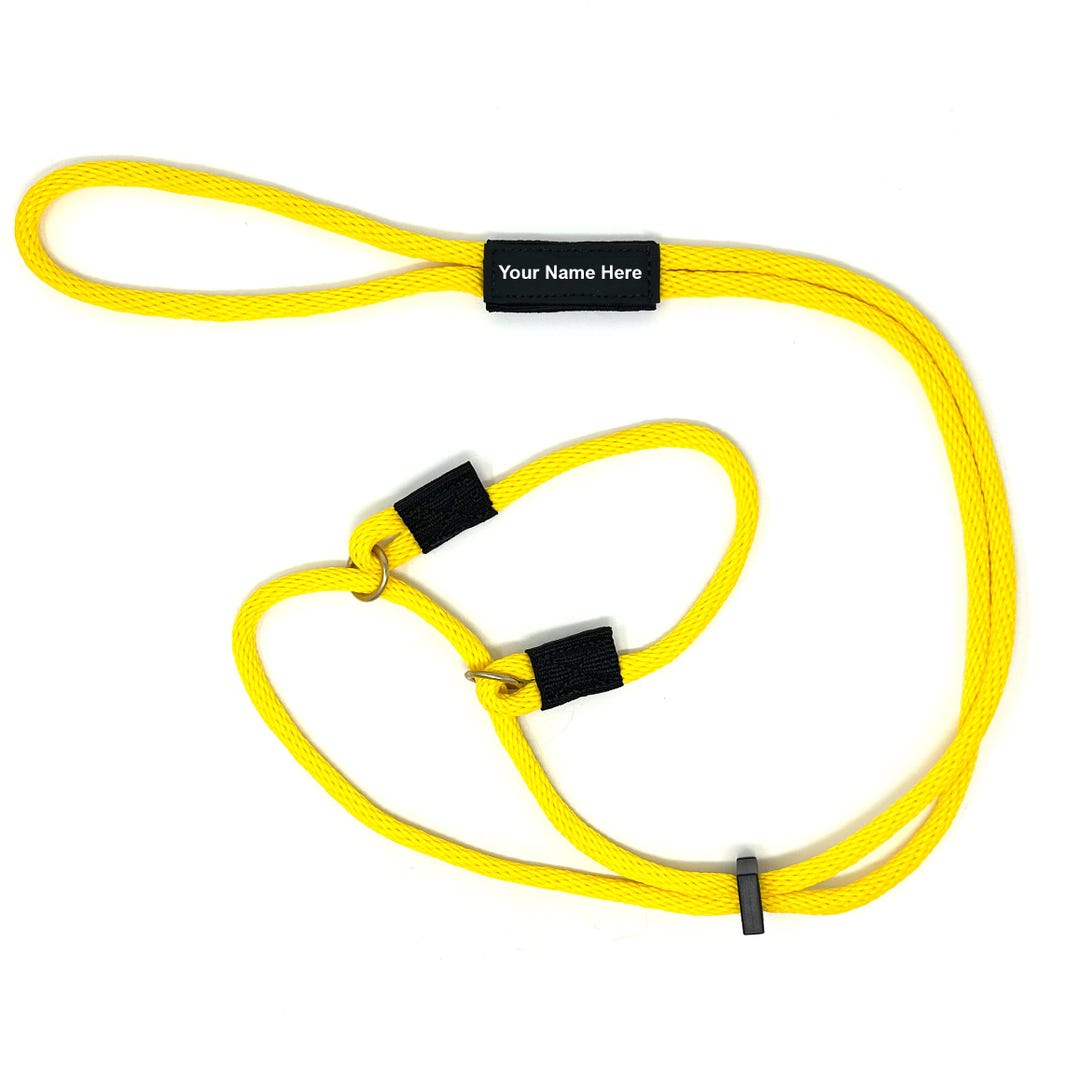 Personalized Martingale Slip Dog Leash Signature Rope - Made in USA ...