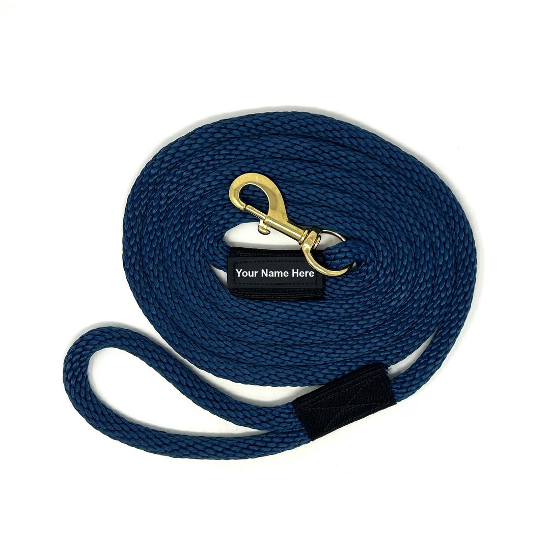 Personalized Lunge Line Horse Lead With Heavy-duty Brass Snap - Made in ...