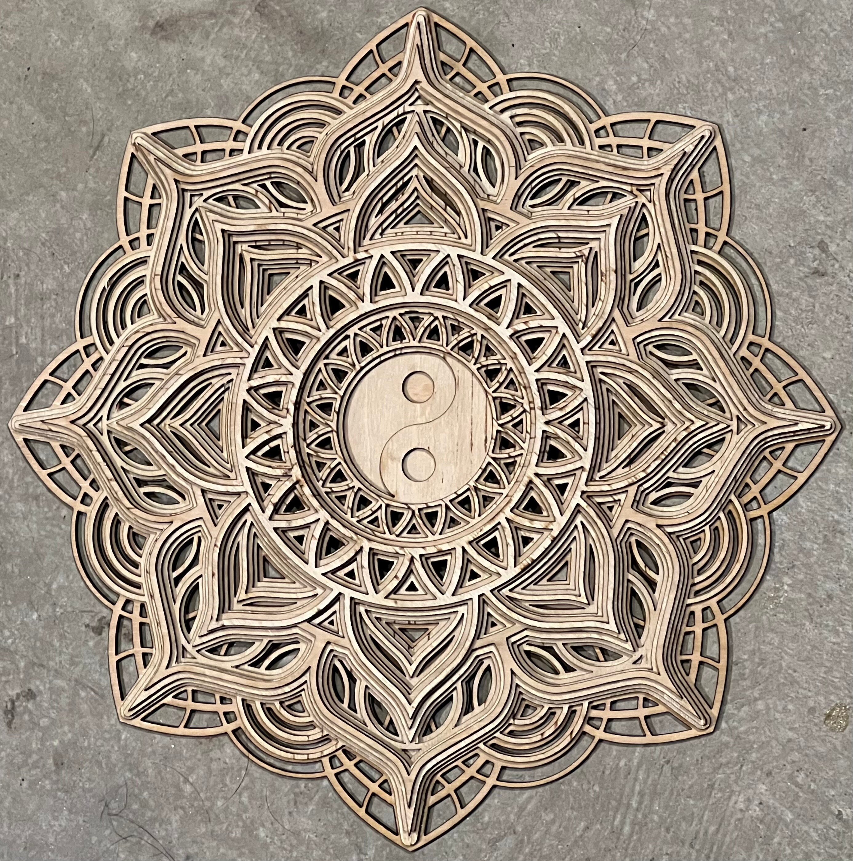 Multilayer Cut MANDALA Laser Cut - Etsy