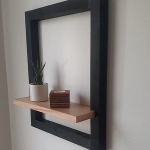 Decorative Frame With Enclosed Shelf, Shelf With Frame, Hand Made ...
