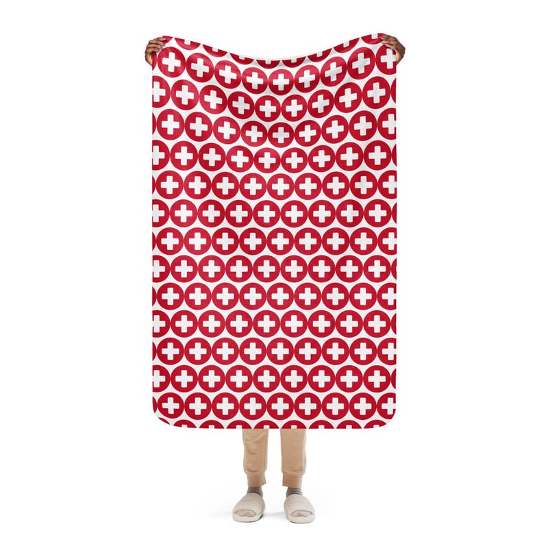 Swiss Cross Blanket - Etsy