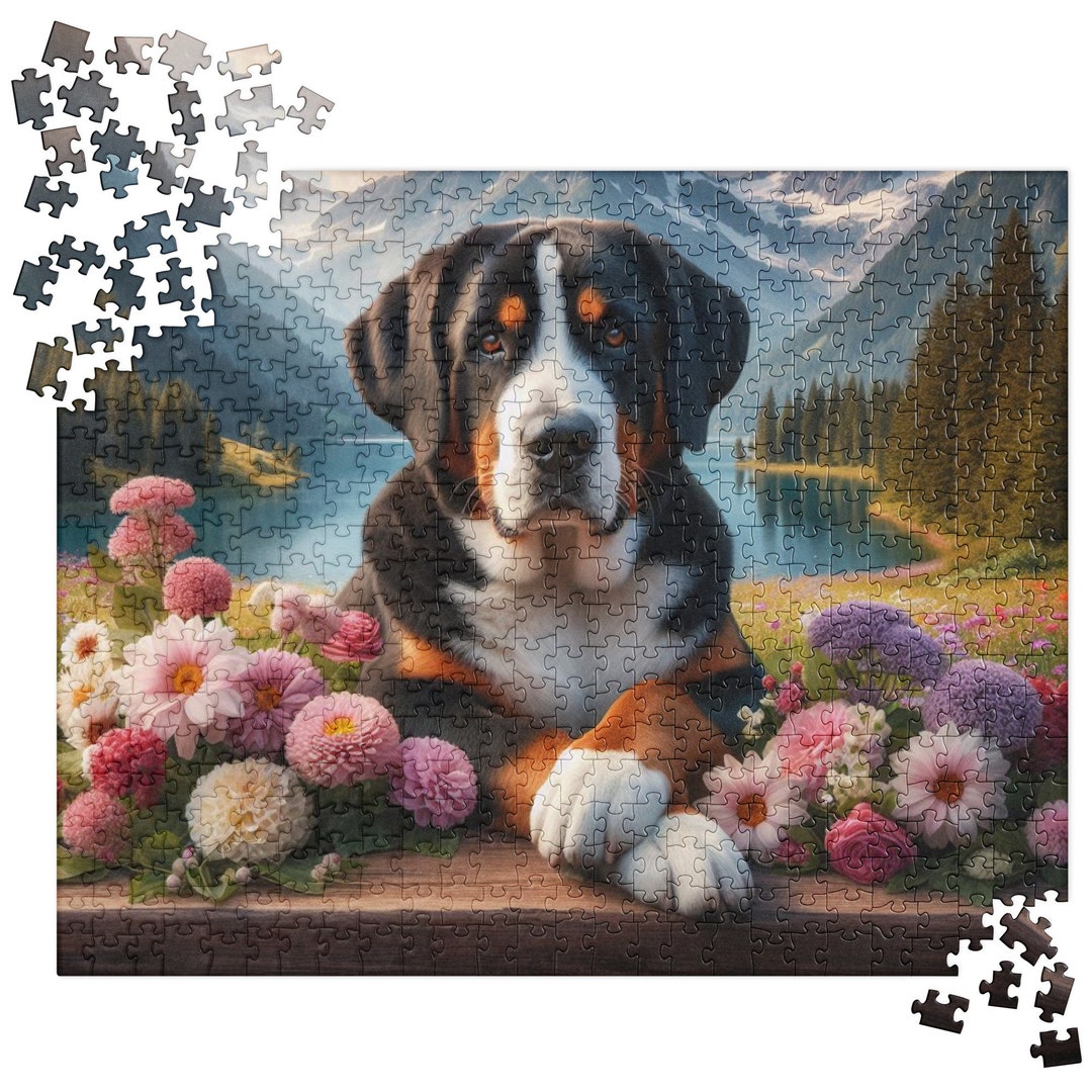Swissy Paw Cross Jigsaw Puzzle - Etsy