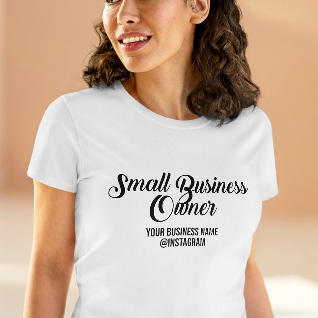 Custom Small Business Owner Shirt, Personalized Entrepreneur Shirt ...