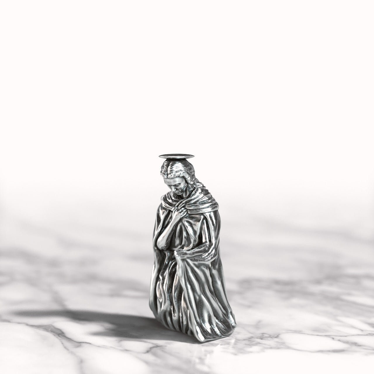 Silver Nativity Set 30oz Sterling Silver Collectible Set - Etsy