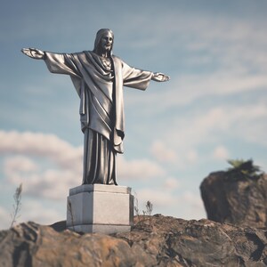 Christ the Redeemer | 8oz Silver Statue | Collectible Gift - Etsy