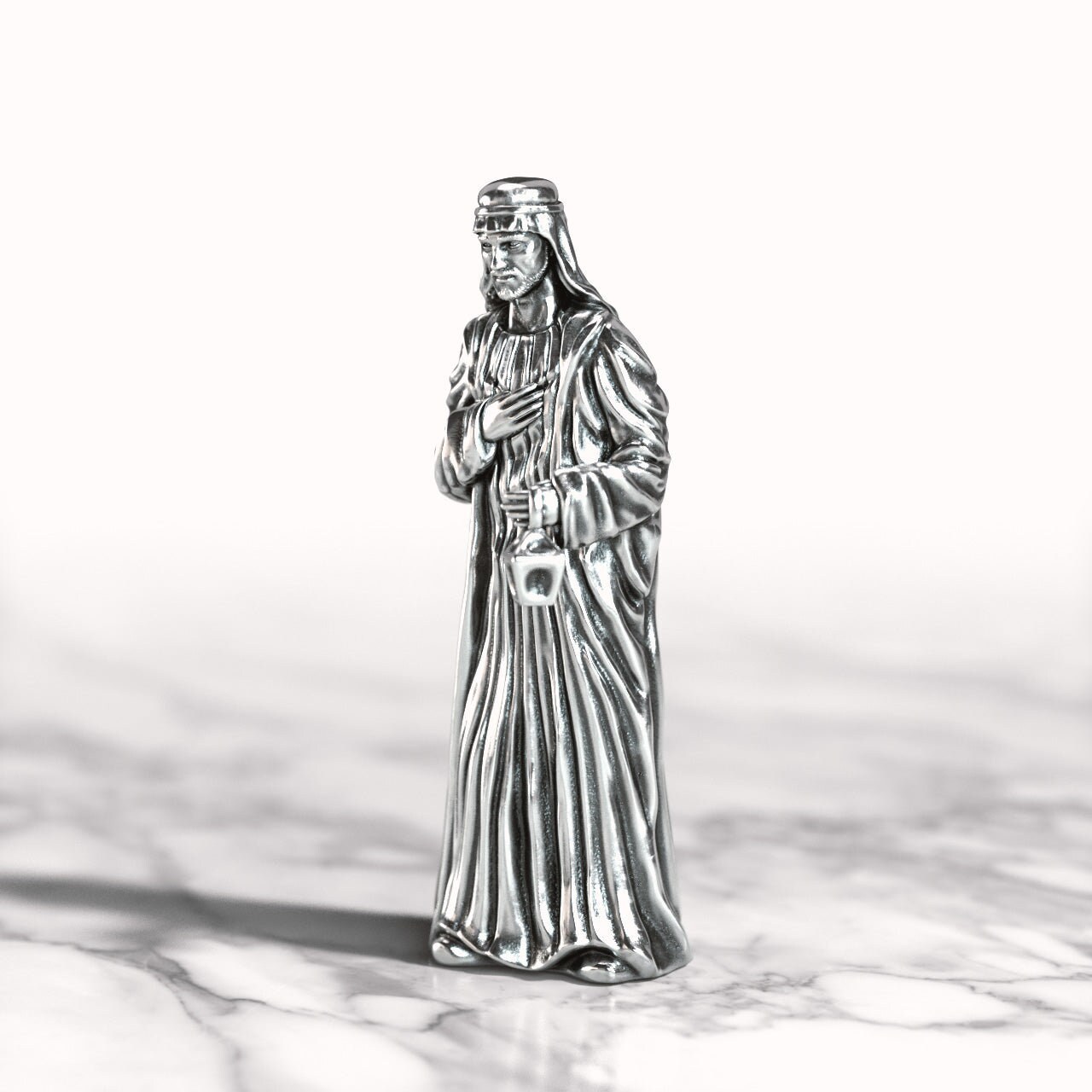 Silver Nativity Set 30oz Sterling Silver Collectible Set - Etsy