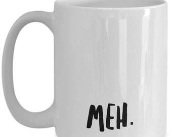 Meh Cat Mug Definition Funny Cat Coffee Mug Lazy Cat Cup - Etsy
