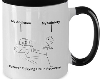 Living in God's Amazing Grace Sobriety Recovery 11 Oz. Ceramic Mug ...