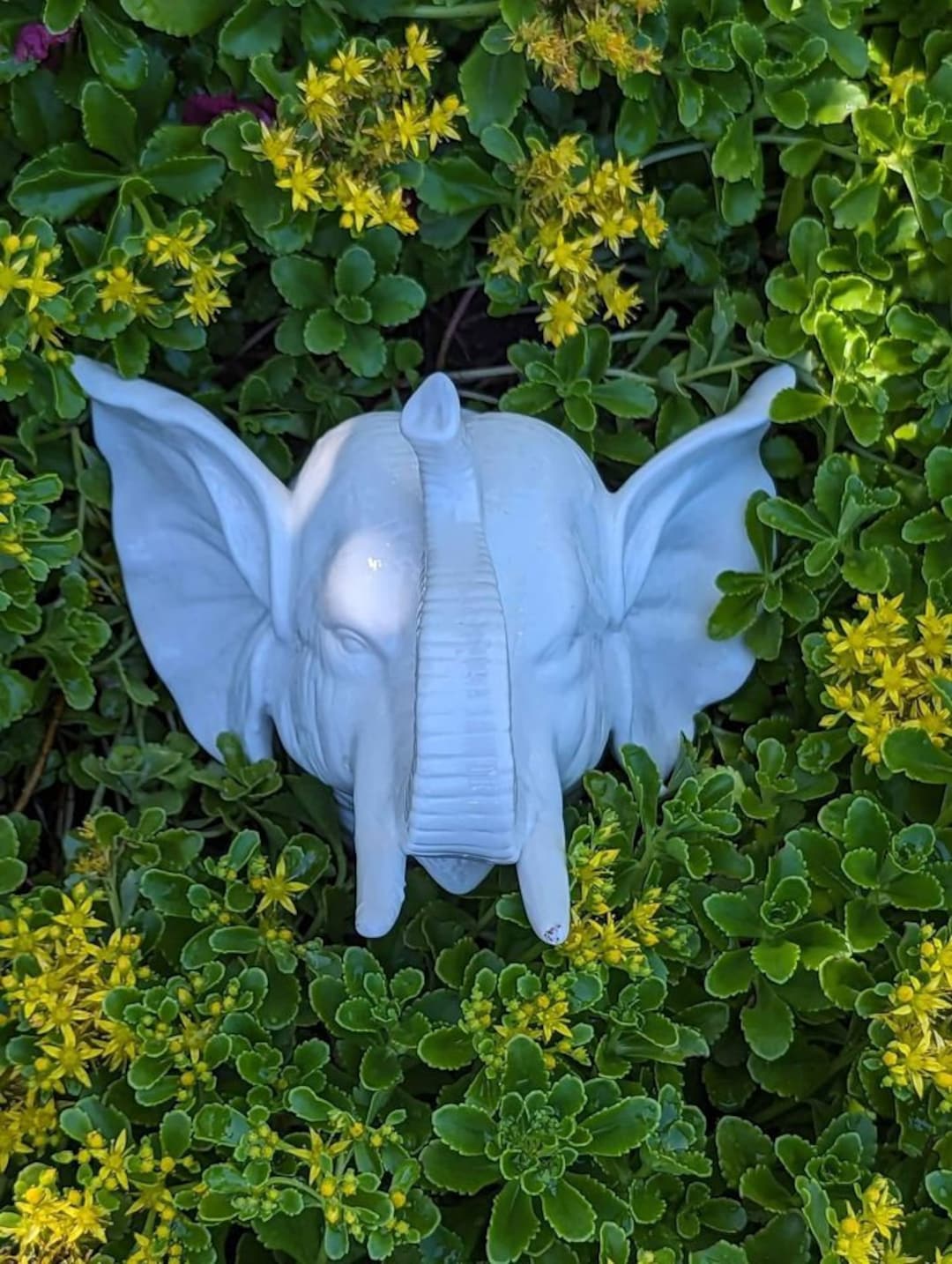 Torre and Tagus Safari Porcelain Elephant Wall Vase Planter - Etsy