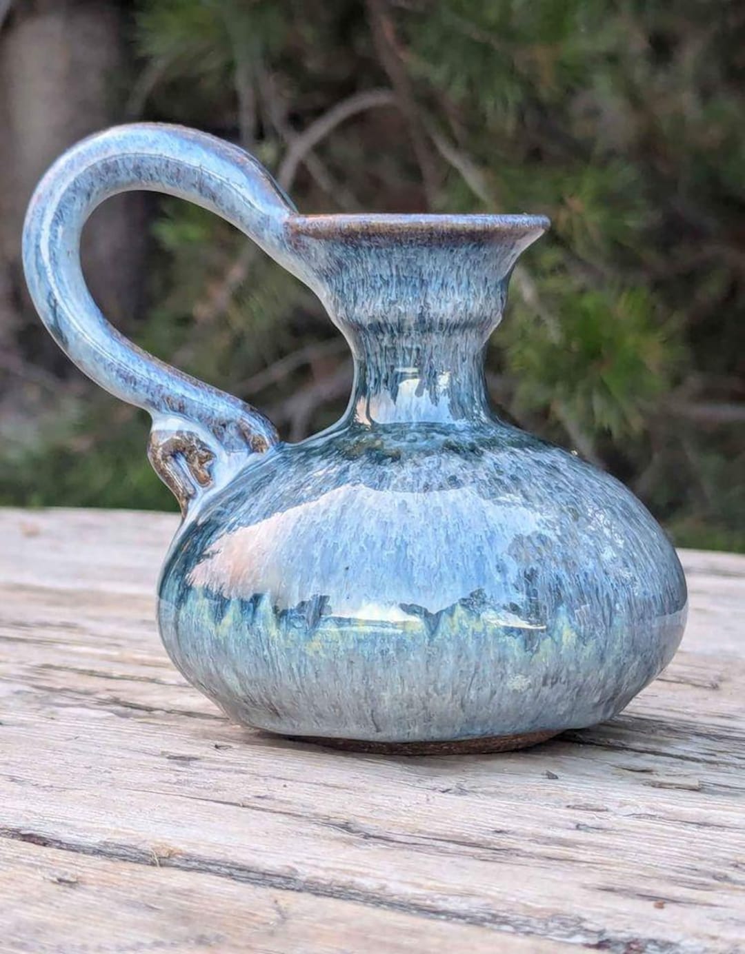 Vintage Bob Haley of Applegate Pottery Pitcher Vase - Etsy