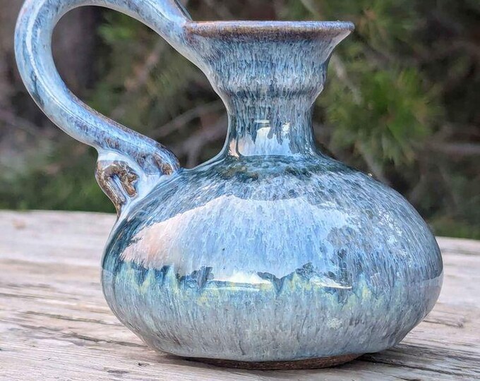 Vintage Bob Haley of Applegate Pottery Pitcher Vase - Etsy