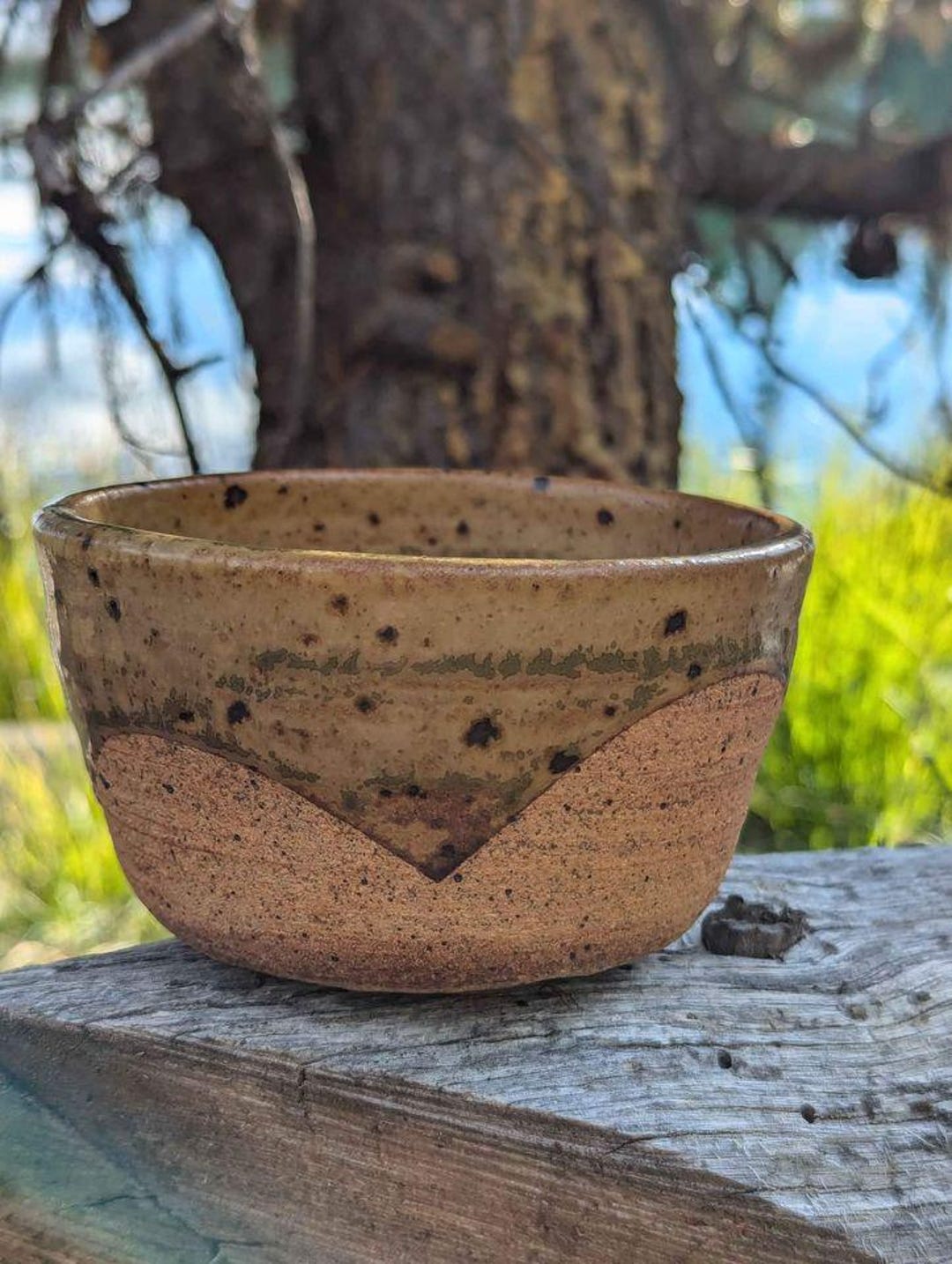 Gorgeous Handmade Studio Art Pottery Sandstone Stoneware With Drip ...