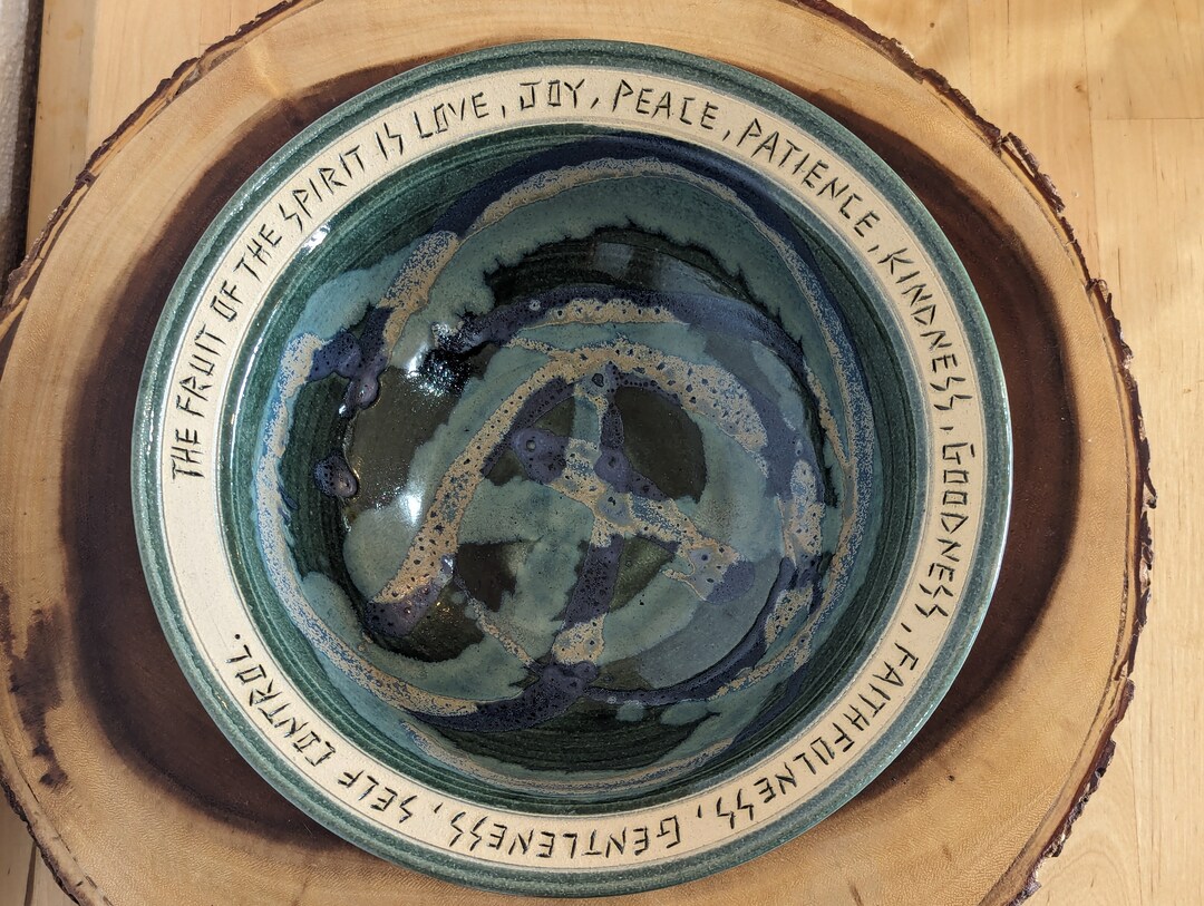 Brian Becker Clay Werks fruit of the Spirit Hand Made Studio Pottery ...