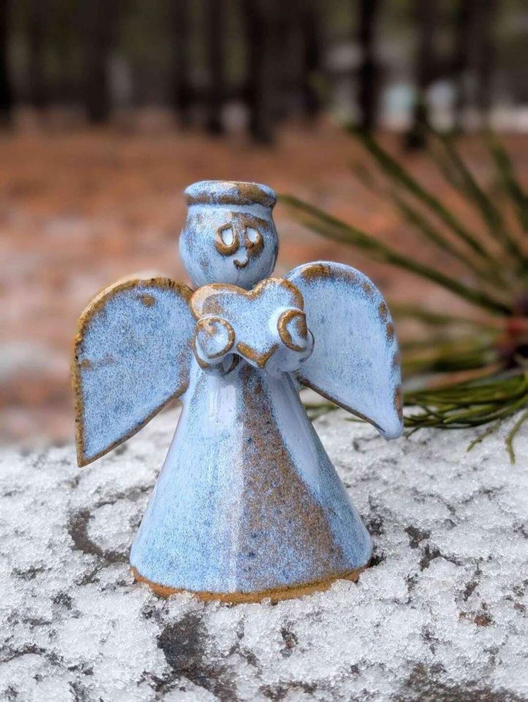 Vintage Studio Art Pottery Angel Figurine - Etsy