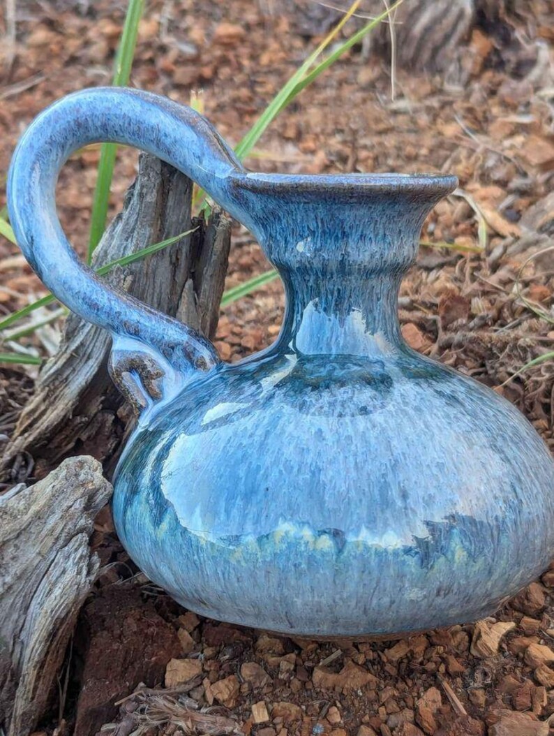 Vintage Bob Haley of Applegate Pottery Pitcher Vase - Etsy