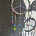 Peace Sign Suncatcher Hippie Stuff Amethyst Home Decor Boho Accessories ...