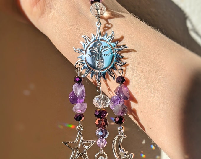 Amethyst Sun Goddess Car Accessories Suncatcher Amethyst Sun Catcher ...