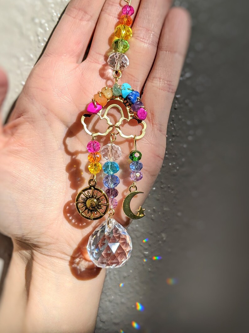 Rainbow Car Charm Pride Rainbow Suncatcher Rainbow Sun Catcher - Etsy