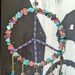 Peace Sign Suncatcher Hippie Stuff Amethyst Home Decor Boho Accessories ...