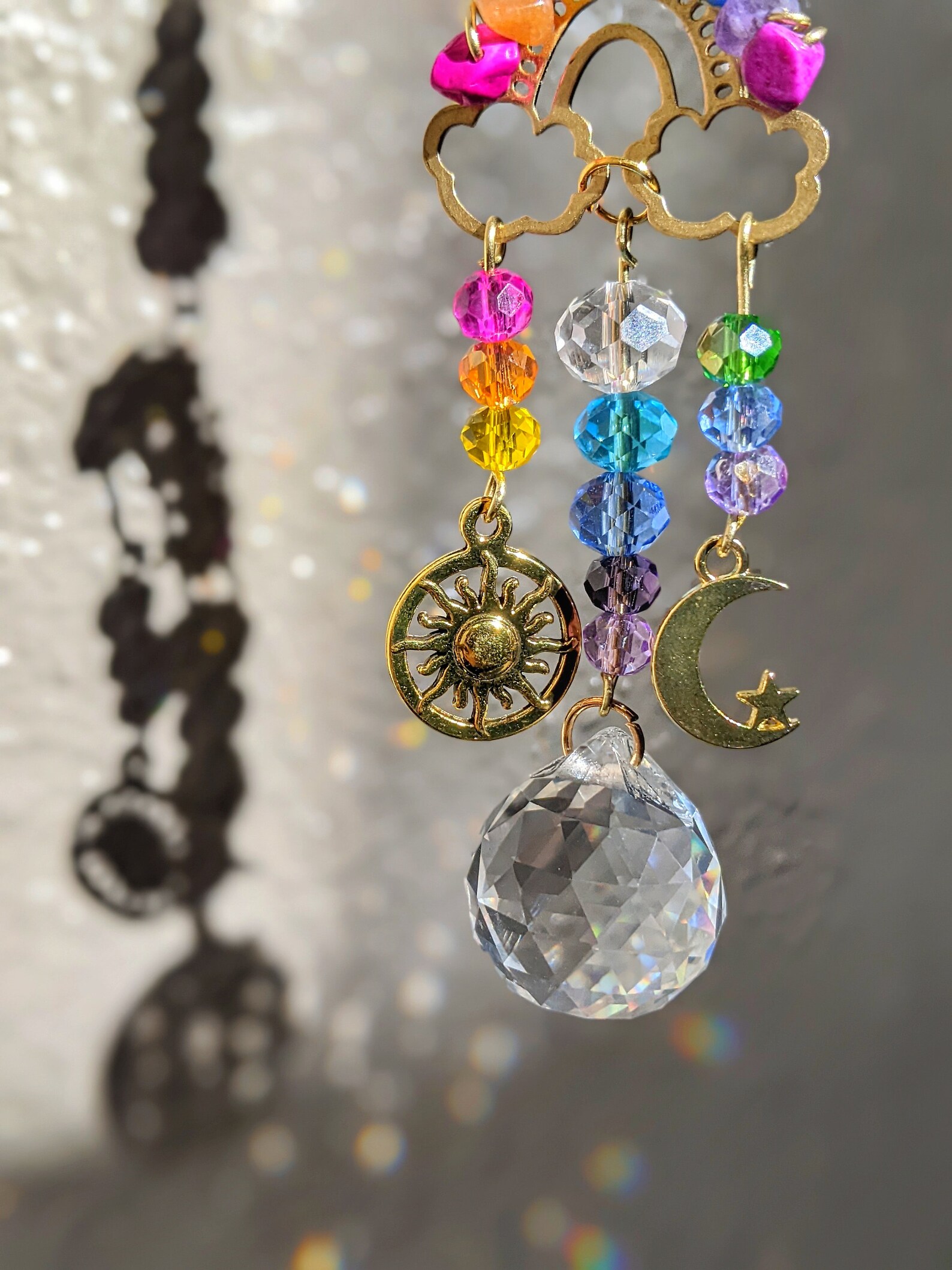 Rainbow Car Charm Pride Rainbow Suncatcher Rainbow Sun Catcher - Etsy