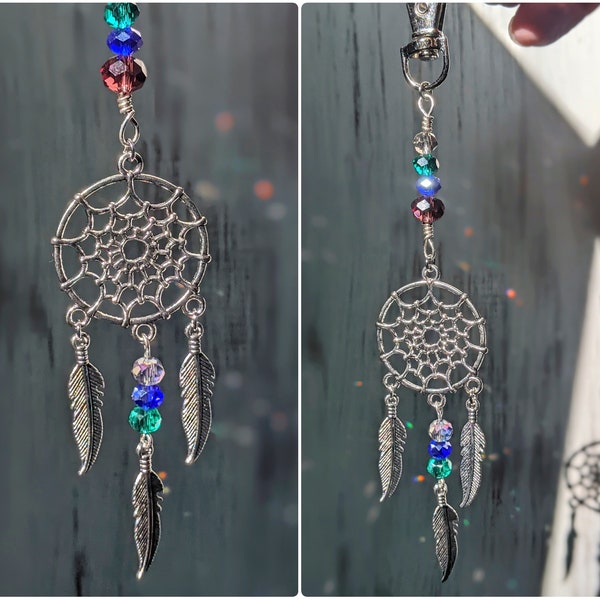 Dreamcatcher Keychain - Etsy