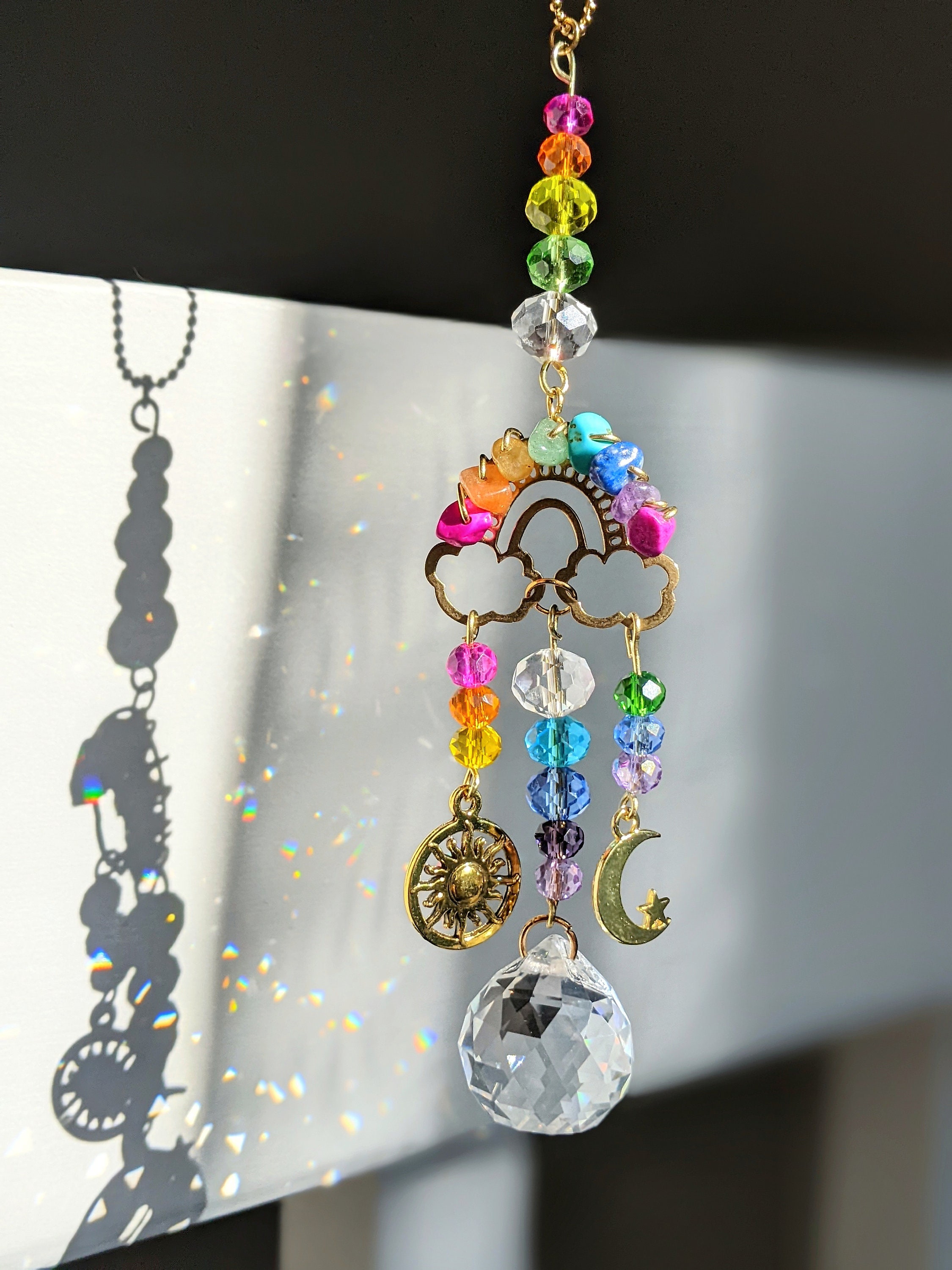 Rainbow Car Charm Pride Rainbow Suncatcher Rainbow Sun Catcher - Etsy