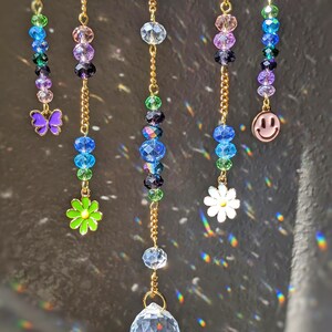 Peace Sign Suncatcher Hippie Stuff Amethyst Home Decor Boho Accessories ...