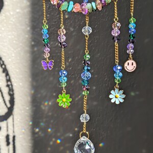 Peace Sign Suncatcher Hippie Stuff Amethyst Home Decor Boho Accessories ...