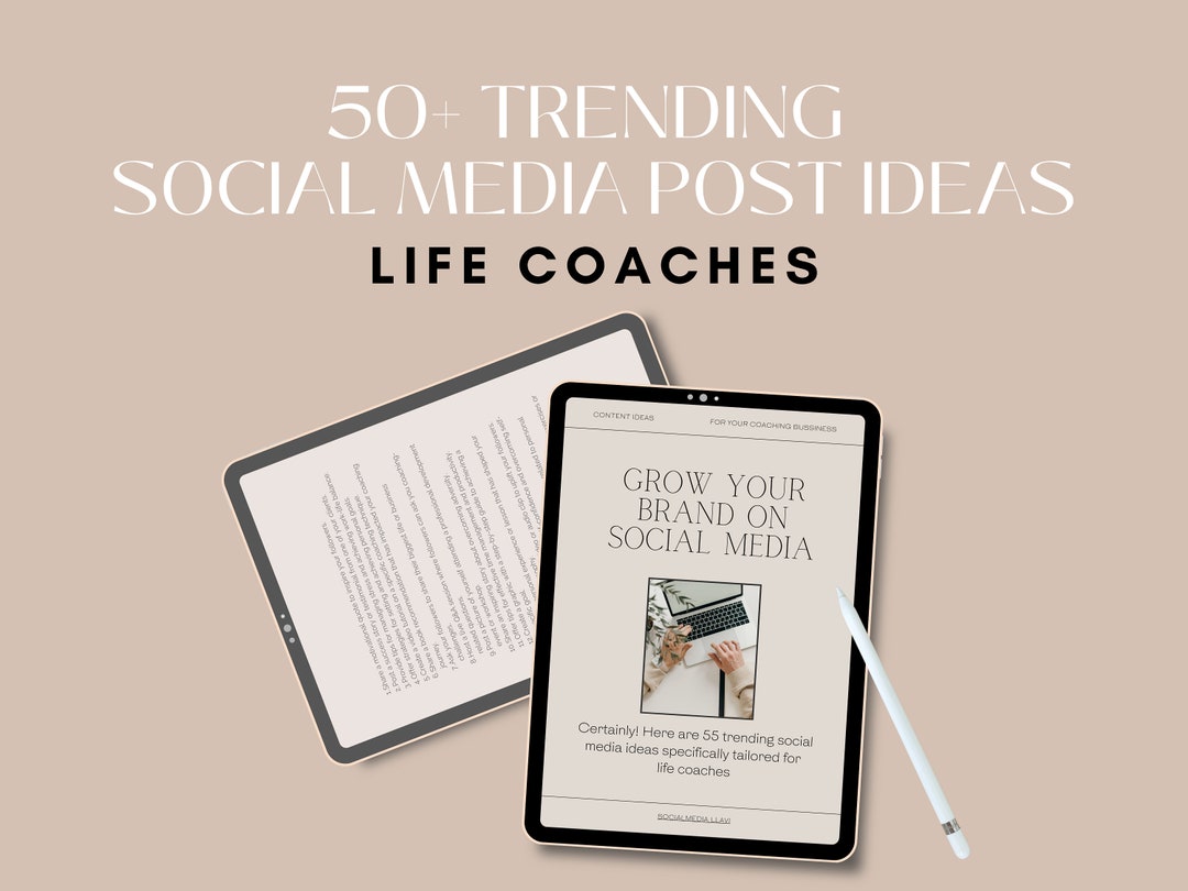 55 Social Media Ideas for Life Coaches | Coaching Content Ideas ...