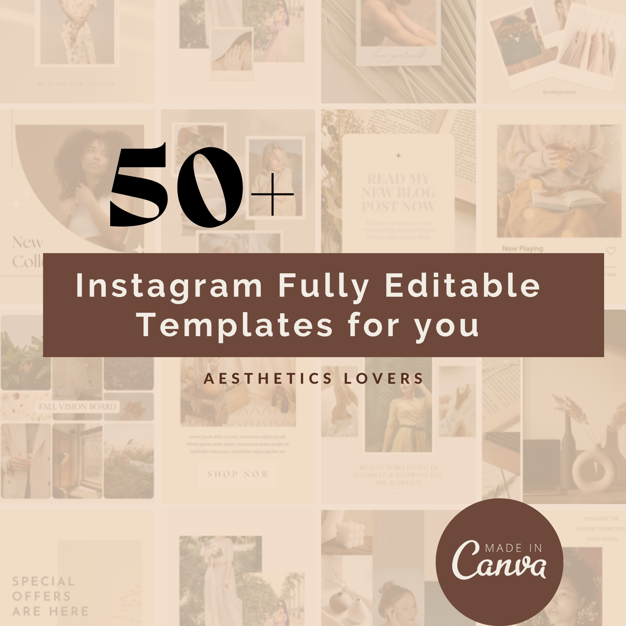 50 Instagram Aesthetic Post Templates Instagram Post Templates ...