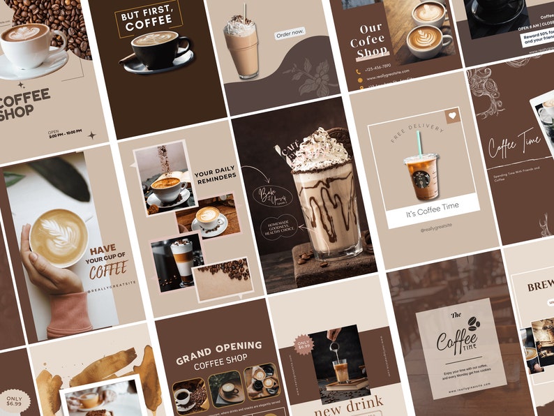 Coffee Instagram Story Coffee Instagram Story Template Coffee Shop ...