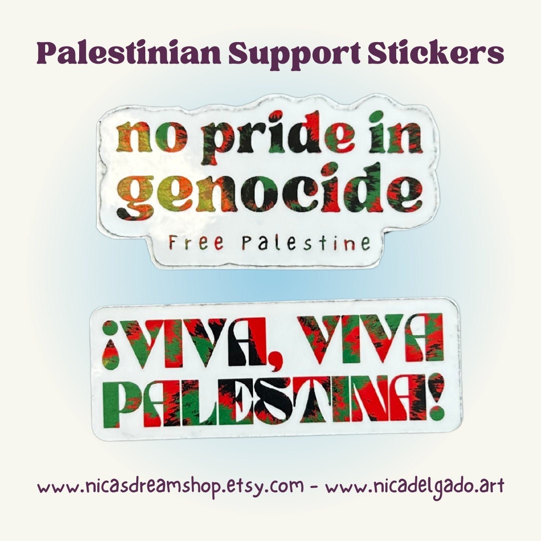 Palestinian Support Stickers Stickers for Palestine Vinyl Stickers ...