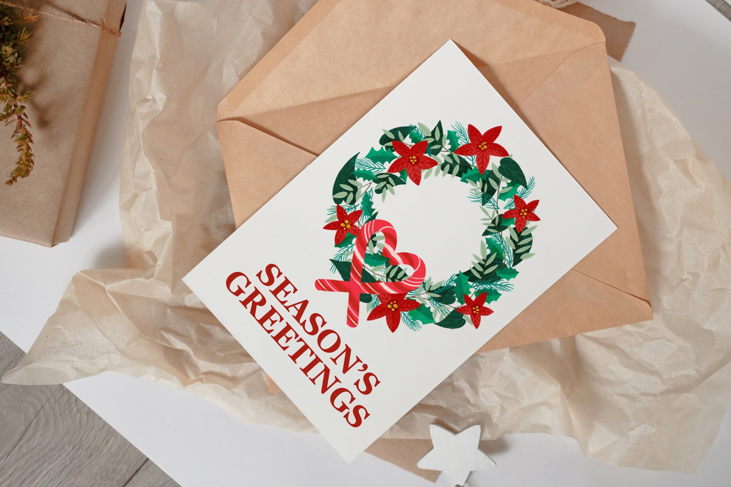 Winter Greenery Christmas Clipart Bundle-instant Download PNG Graphics ...